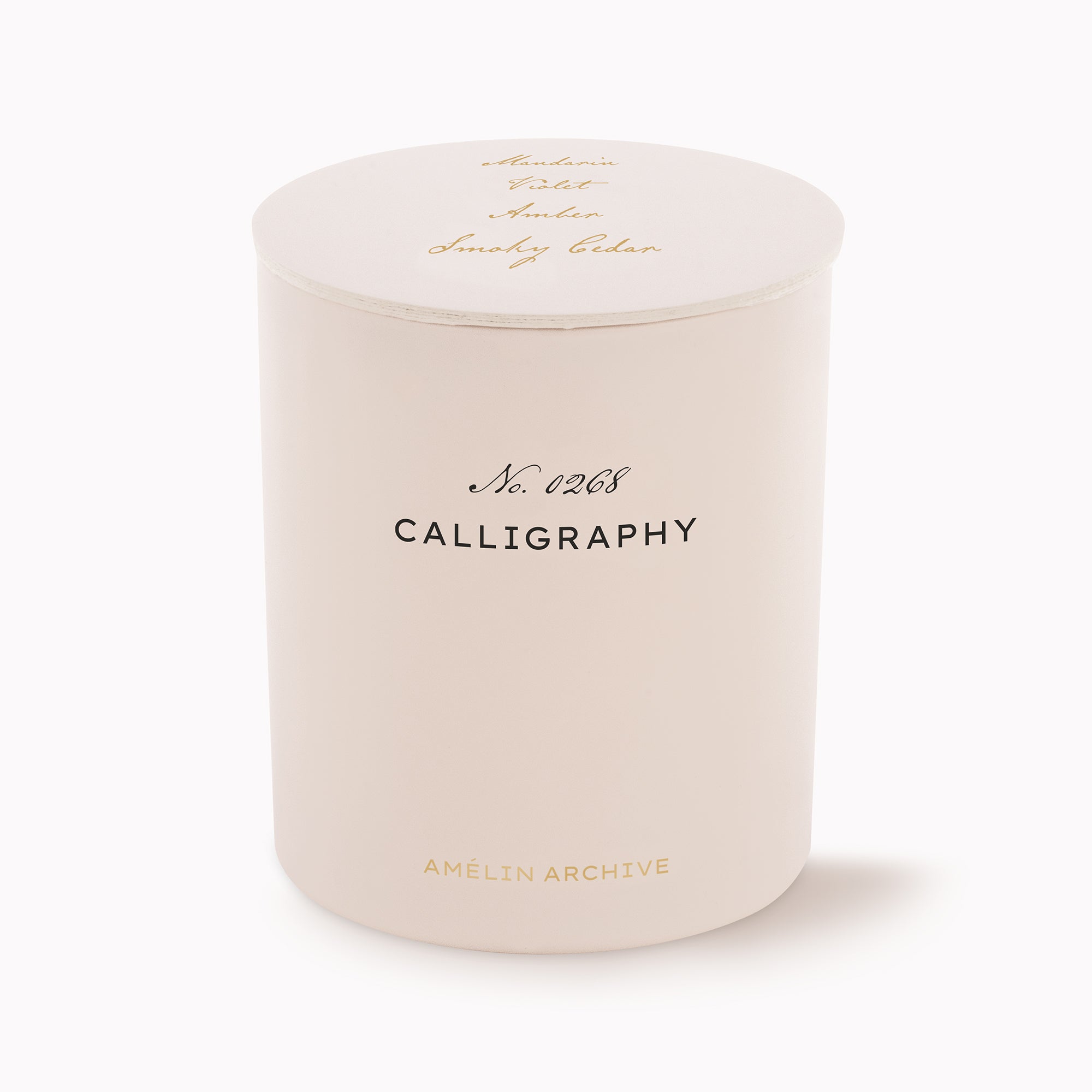 Amélin Archive Candle, Calligraphy – Garvin Lane