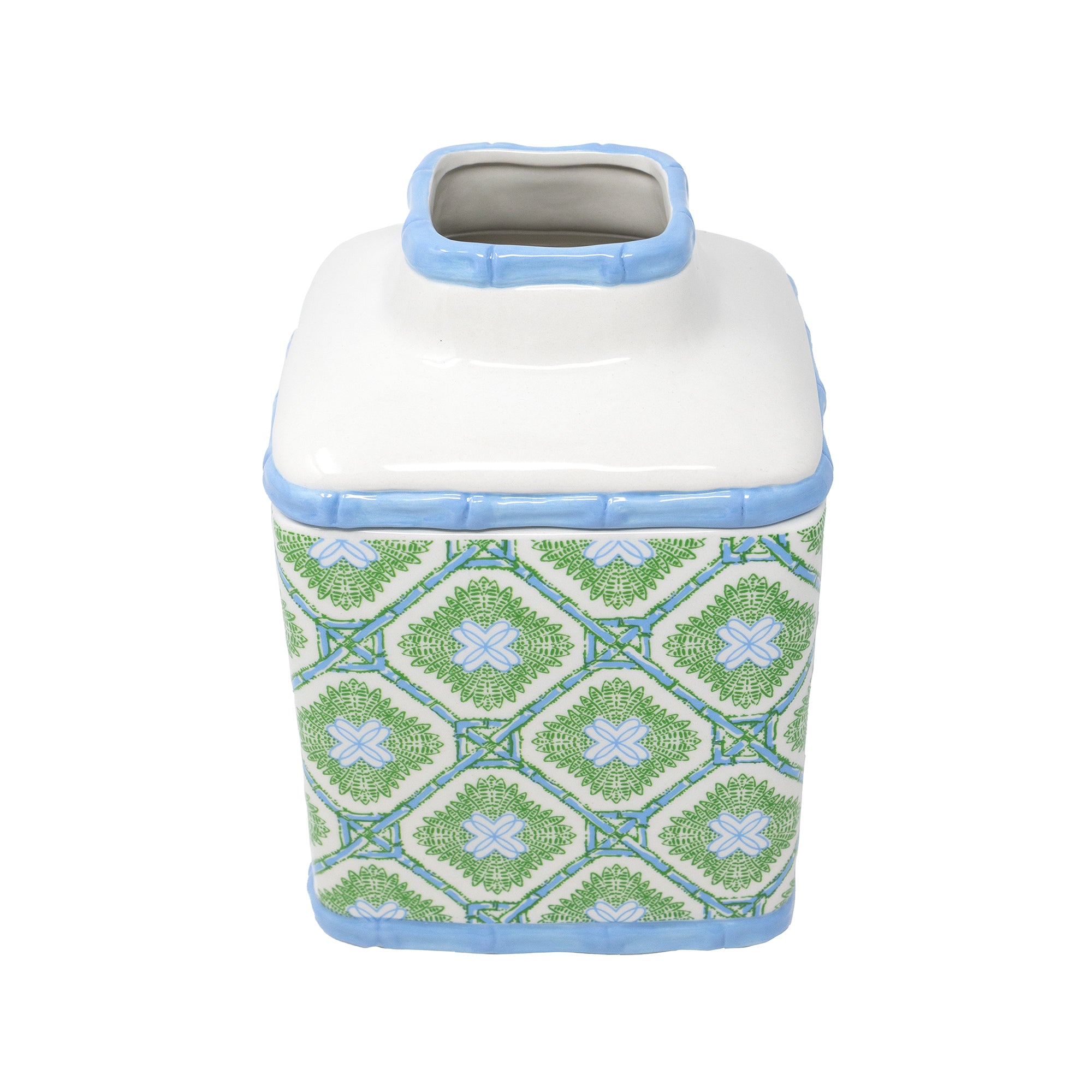 Lilly Pulitzer Tissue Holder, Bamboo Logo Trellis – Garvin Lane
