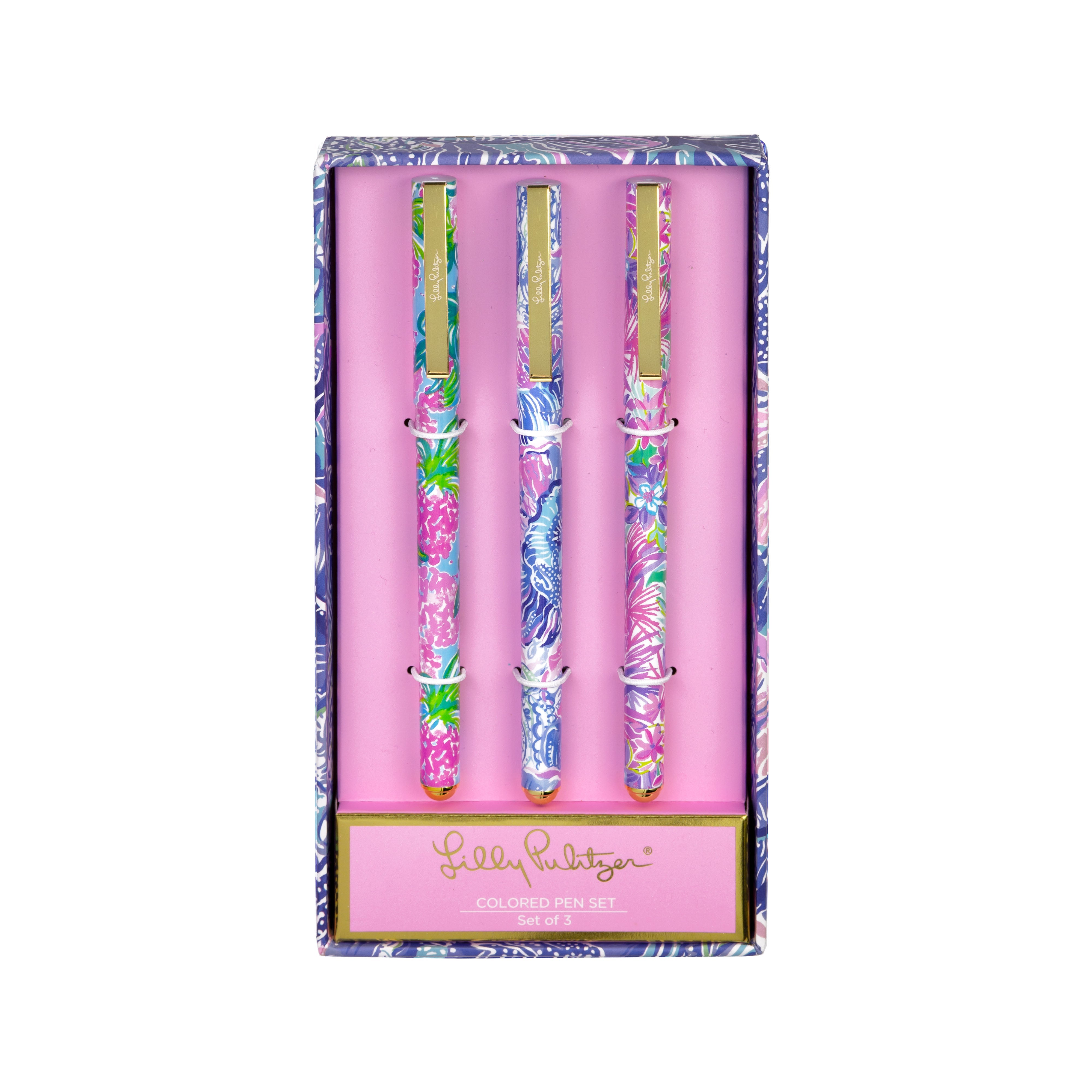 Lilly Pulitzer Colored Gel Pen Set, Assorted – Garvin Lane