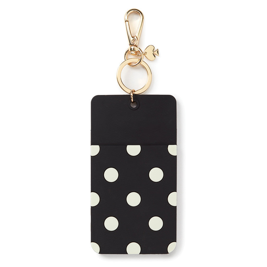 kate spade new york Why Hello There ID Clip - Black Dot – Garvin Lane