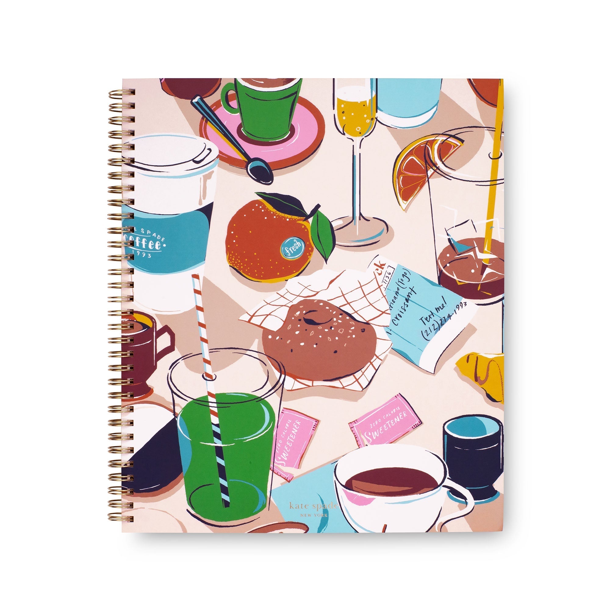 kate spade new york Large Spiral Notebook, Rise and Shine – Garvin Lane
