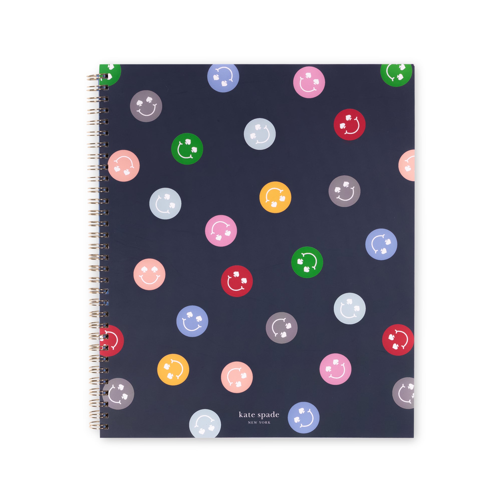 kate spade new york Large Spiral Notebook, Spade Smiley – Garvin Lane