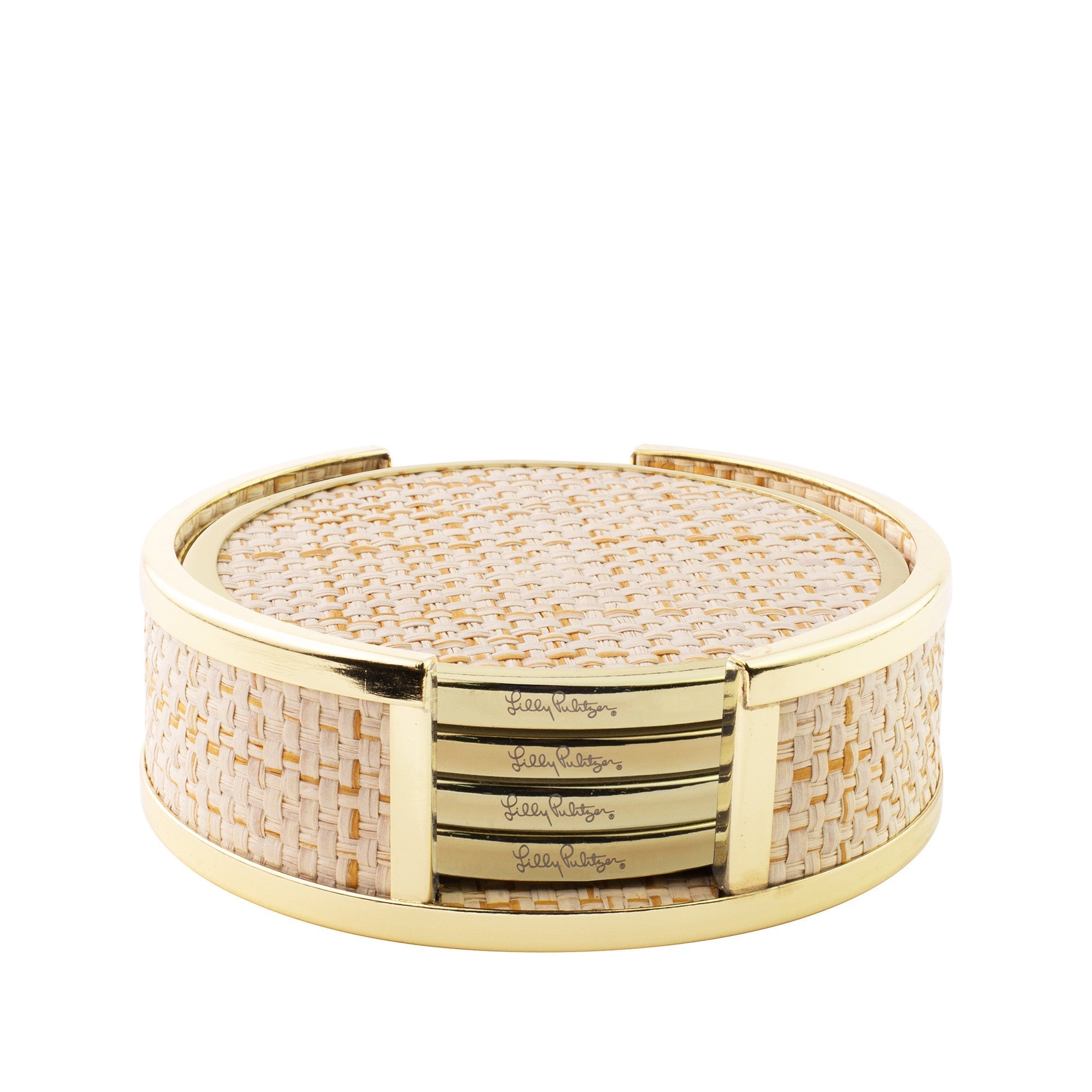 Lilly Pulitzer Raffia Coaster Set – Garvin Lane