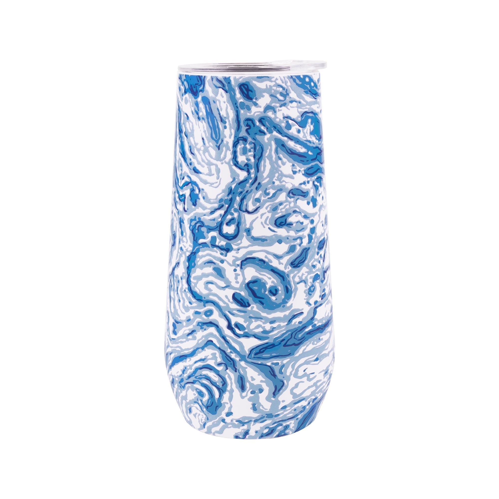 Stainless Steel Champagne Flute, Marble Swirl – Garvin Lane