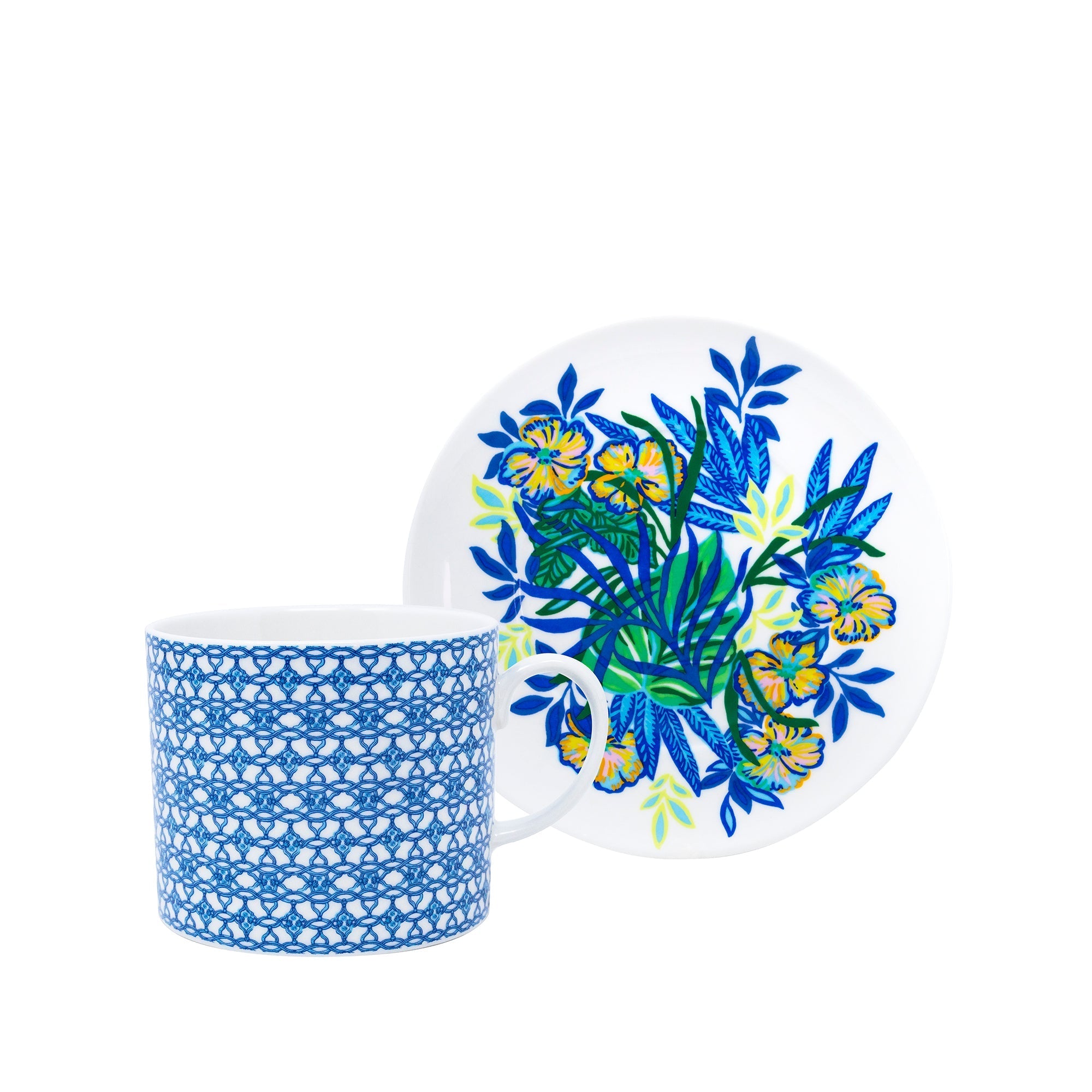 Lilly Pulitzer Teacup and Saucer Set, Lattice/The Hottest Spot – Garvin ...