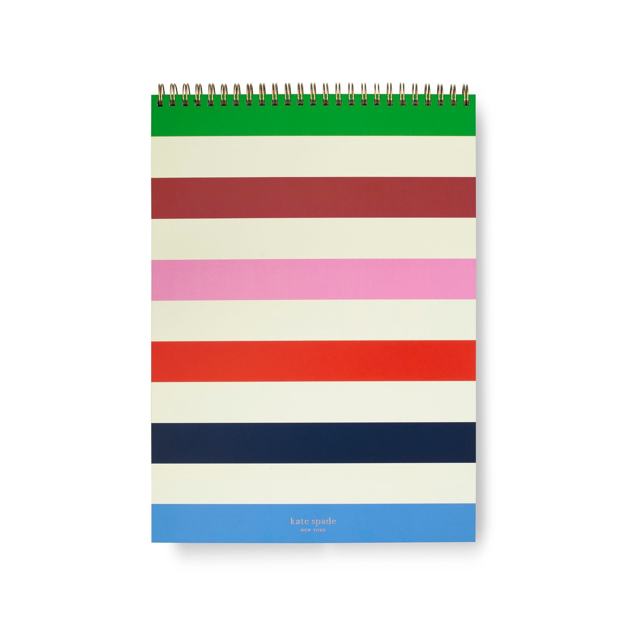 kate spade new york Large Top Spiral Notebook, Adventure Stripe ...