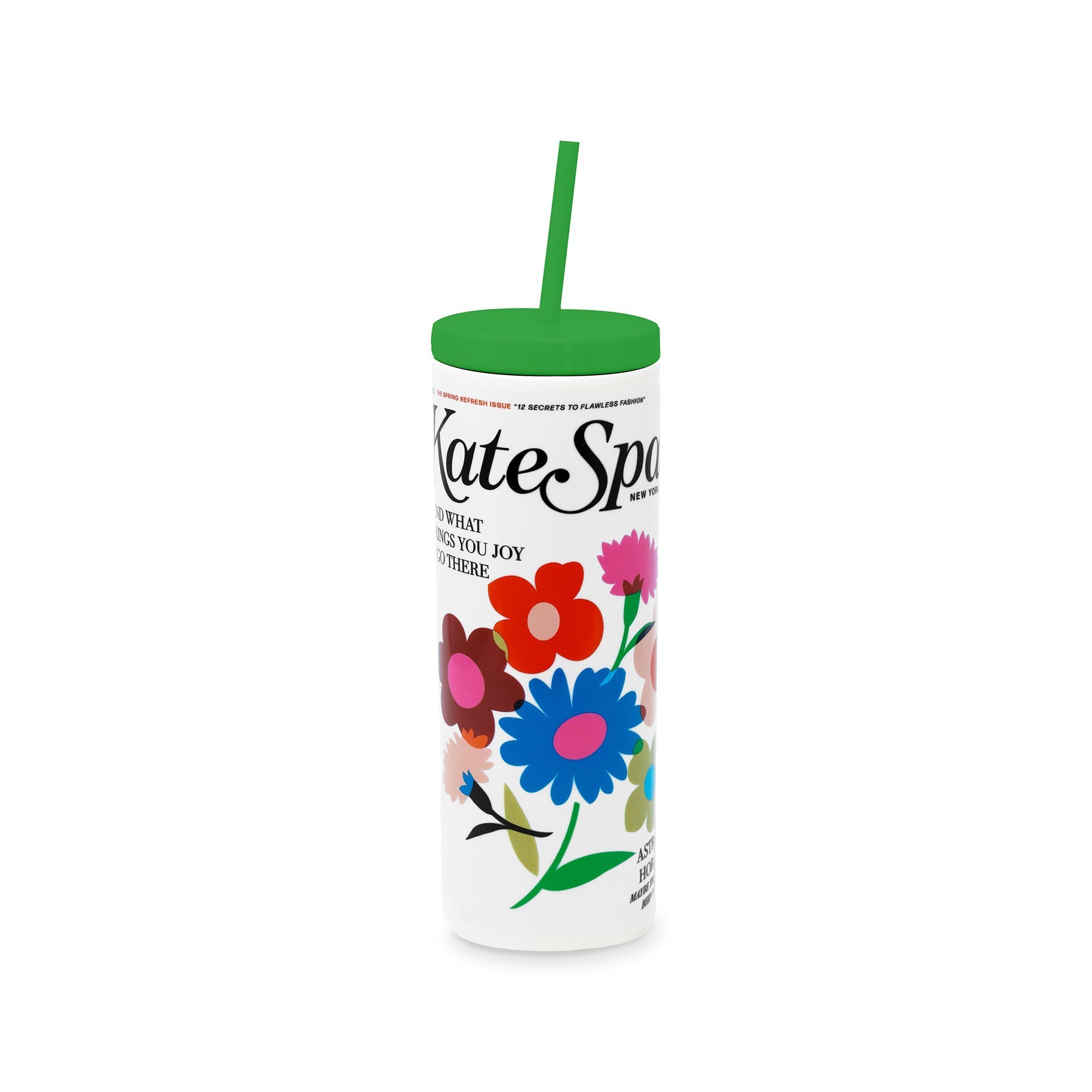 Acrylic Tumbler with Straw, Magazine – Garvin Lane
